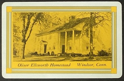 Oliver Ellsworth Homestead Windsor Connecticut Vintage Single Swap ...