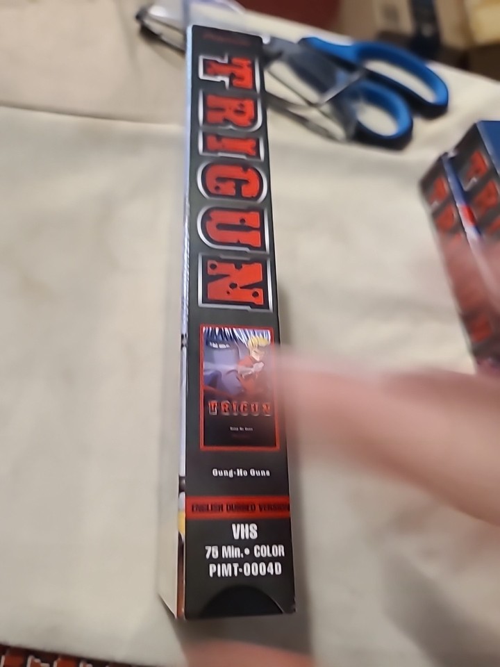 Pioneer Trigun Gung-Ho Guns 1998 VHS Video Tape English Dubbed Anime 11 ...