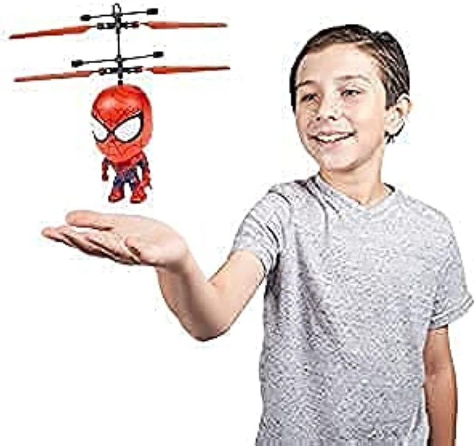 Marvel 3.5 Inch: Spider-Man Flying Figure IR Helicopter (Marvel, Spider ...