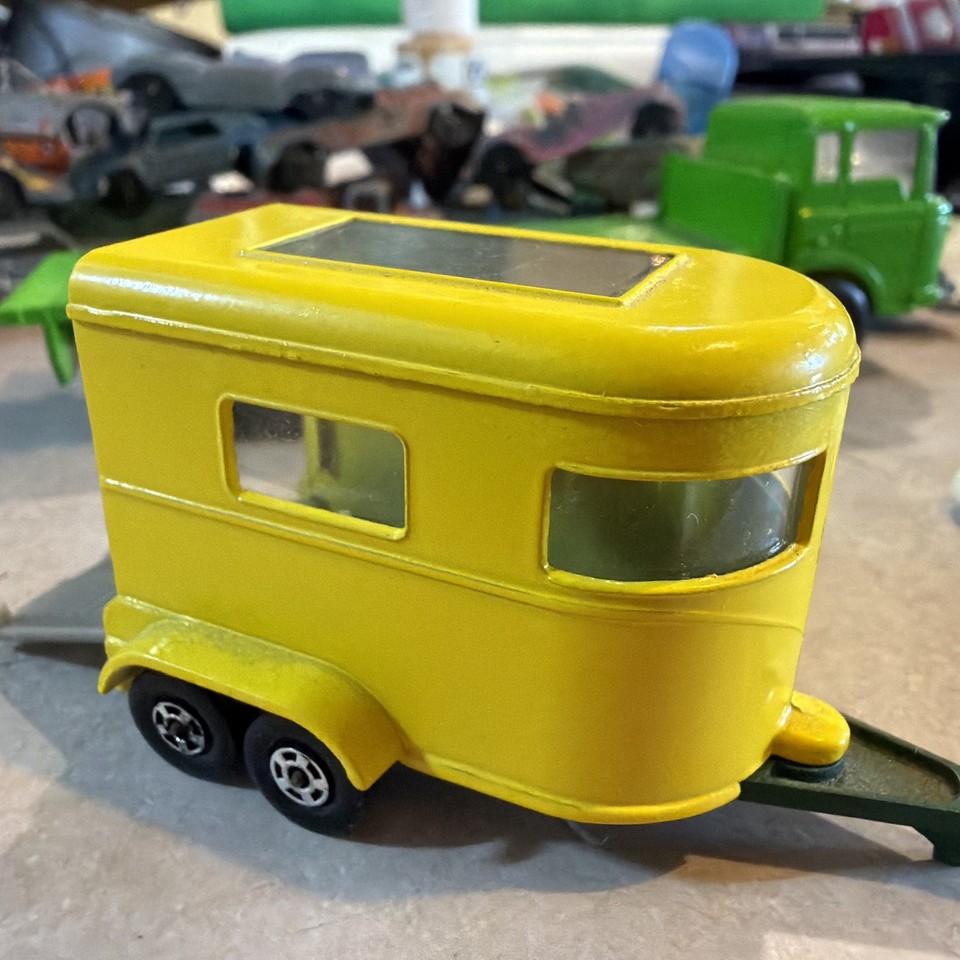 MINT Matchbox Superfast 43 Pony Trailer, VTG 1970 Transitional Lesney ...