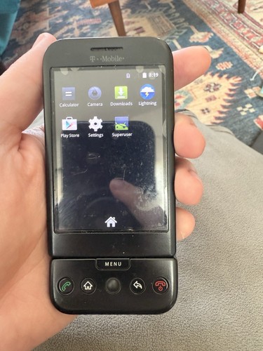 HTC Dream DREA100 Google G1 Black T-Mobile First Android Smartphone | eBay