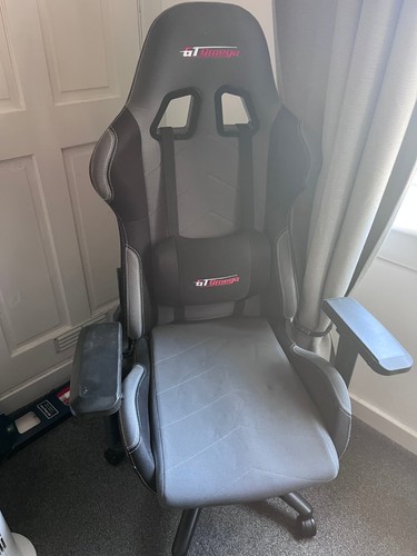 GT Omega PRO Series Office and Gaming Chair - Grey/Black | eBay UK
