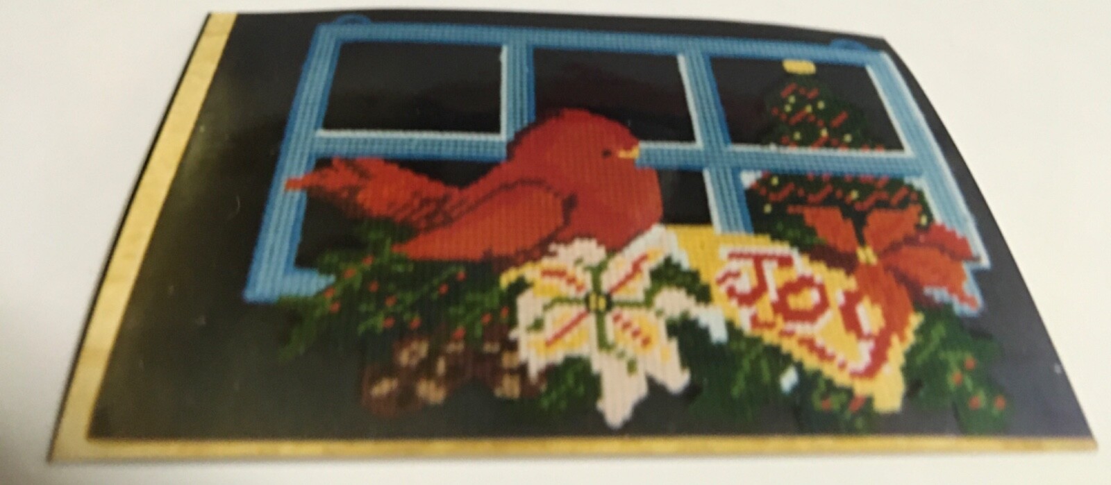 KIT Christmas Needlepoint Cardinal at Window Design Works #9168 NEW vintage | eBay
