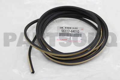 5611764010 Genuine Toyota DAM, BACK WINDOW GLASS ADHESIVE 56117-64010 ...