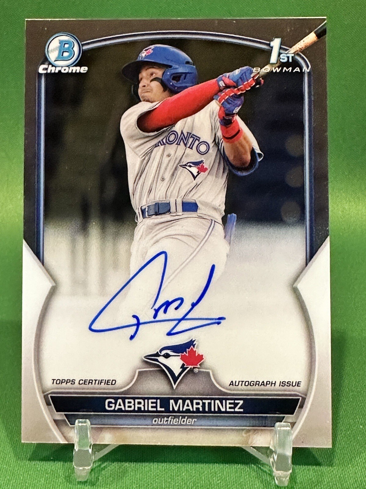 Gabriel Martinez Auto 1st Bowman Chrome 2023 Bowman #CPA-GMA Toronto ...
