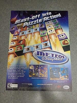 Meteos Disney Magic Nintendo DS Video Game Print Ad 2007 8x11 Wall Art ...