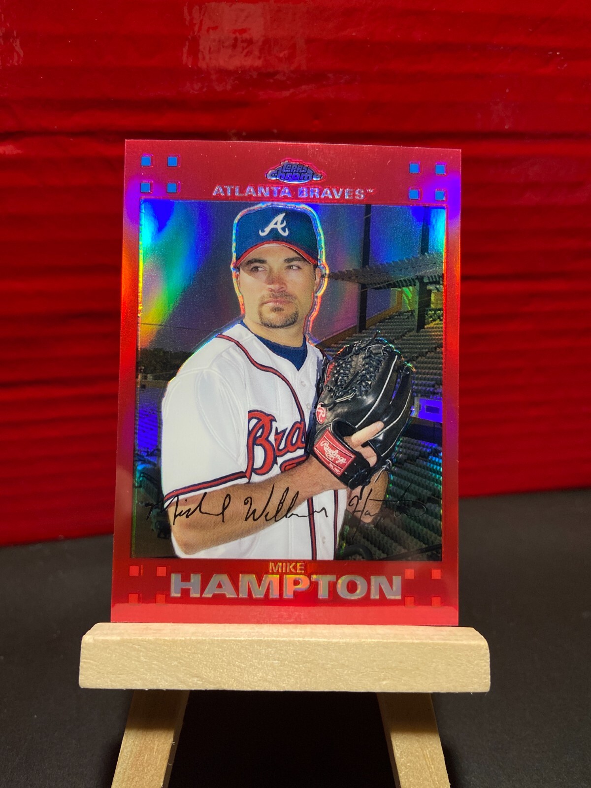 2007 Topps Chrome - Mike Hampton #190 Red Refractor /99 for sale online ...