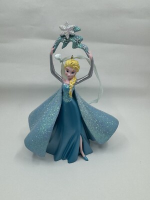 Retired Disney Parks Elsa Frozen Ornament Disney Princess with star | eBay