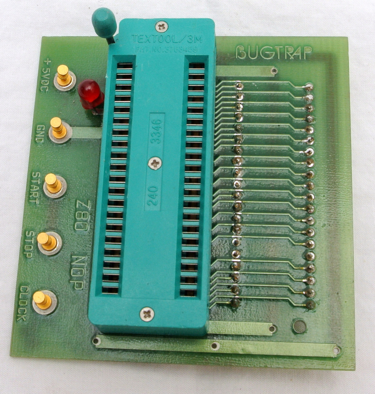 Z80 CPU "Bugtrap" ZIF Socket Adapter Vintage | eBay
