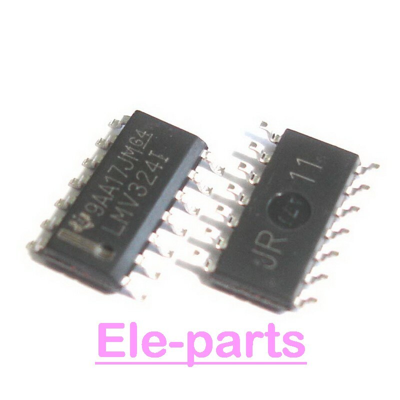 50 PCS LMV324IDR SOP-14 LMV324I LMV324 SMD-14 Quad Low Voltage Op-Amp ...