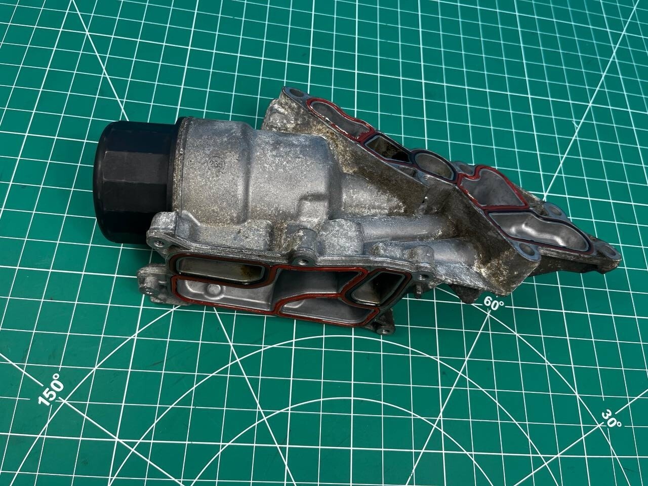 07-12 Mercedes GLK350 GLK 350 Oil Filter Cooler Housing 2721800210 OEM ...