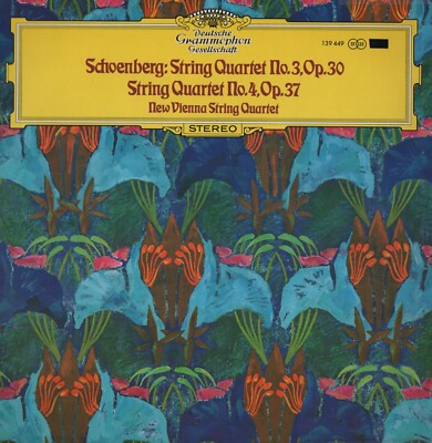 Arnold Schoenberg String Quartet No. 3 Op. 30 / String Quartet No. 4 Op ...