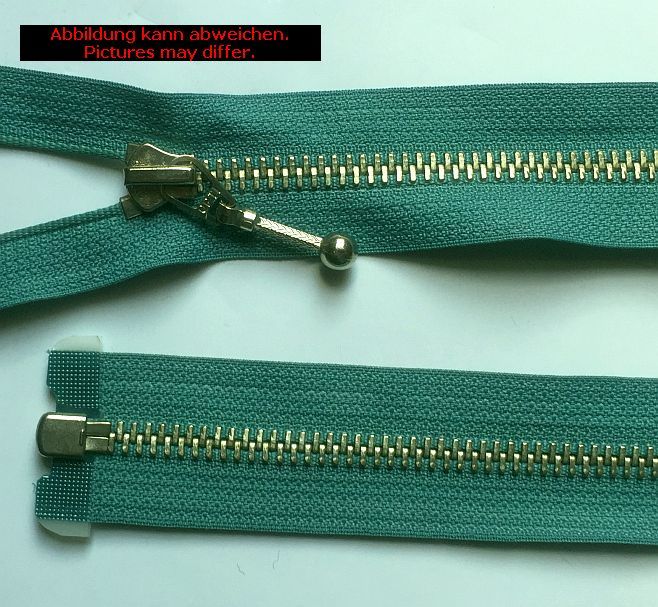 Opti Zipper Metal divisible Jewelry Slider 90cm Mint Light | eBay