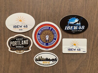 IBEW Stickers International Brotherhood of Electrical Workers Union 48 ...