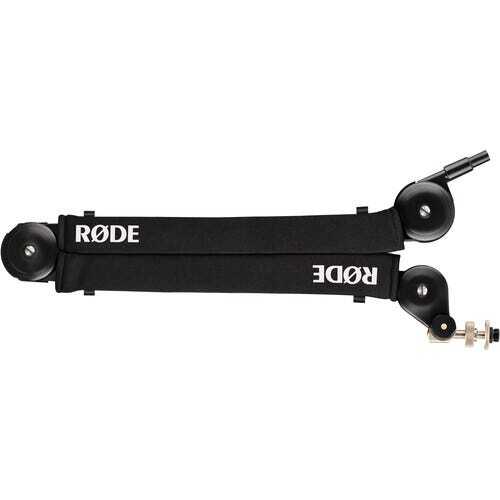 Rode PSA1+ Boom Arm (Black) + SM6 Shock Mount, Pop Filter & 10' XLR ...