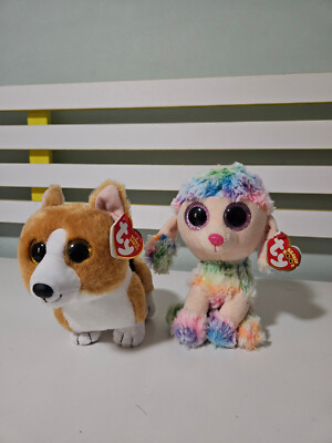 TY RAINBOW POODLE COLIN CORGI DOGS | eBay Australia