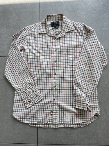 Viyella Men Shirt 16.5 inch neck Wool Cotton Traditional Fit - Button ...