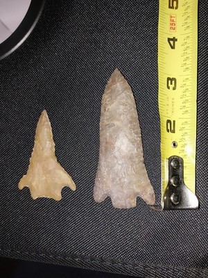 Authentic Indian Arrowheads Kirk Both Had A Ear Restored By Dennis ...
