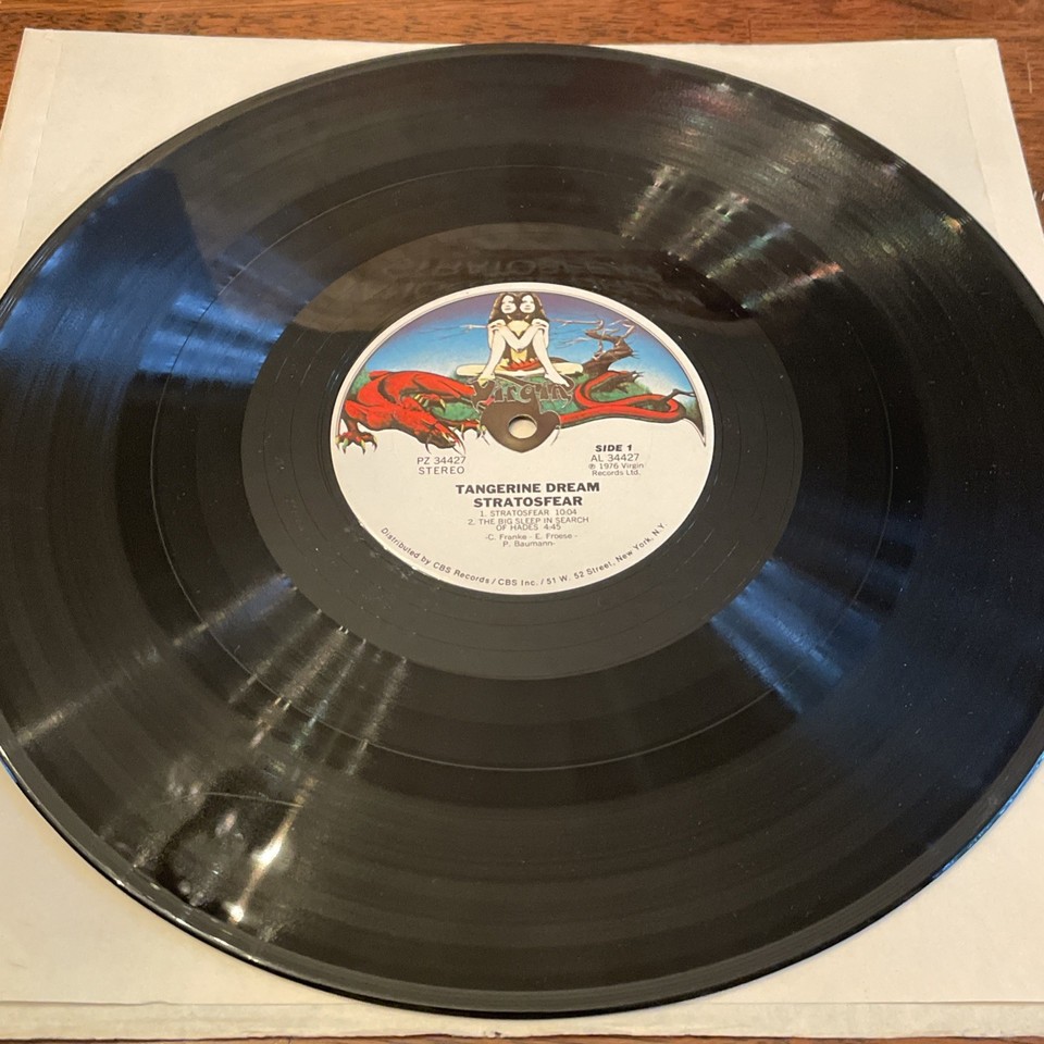 Tangerine Dream Stratosfear Vinyl Record 1976 VG | eBay
