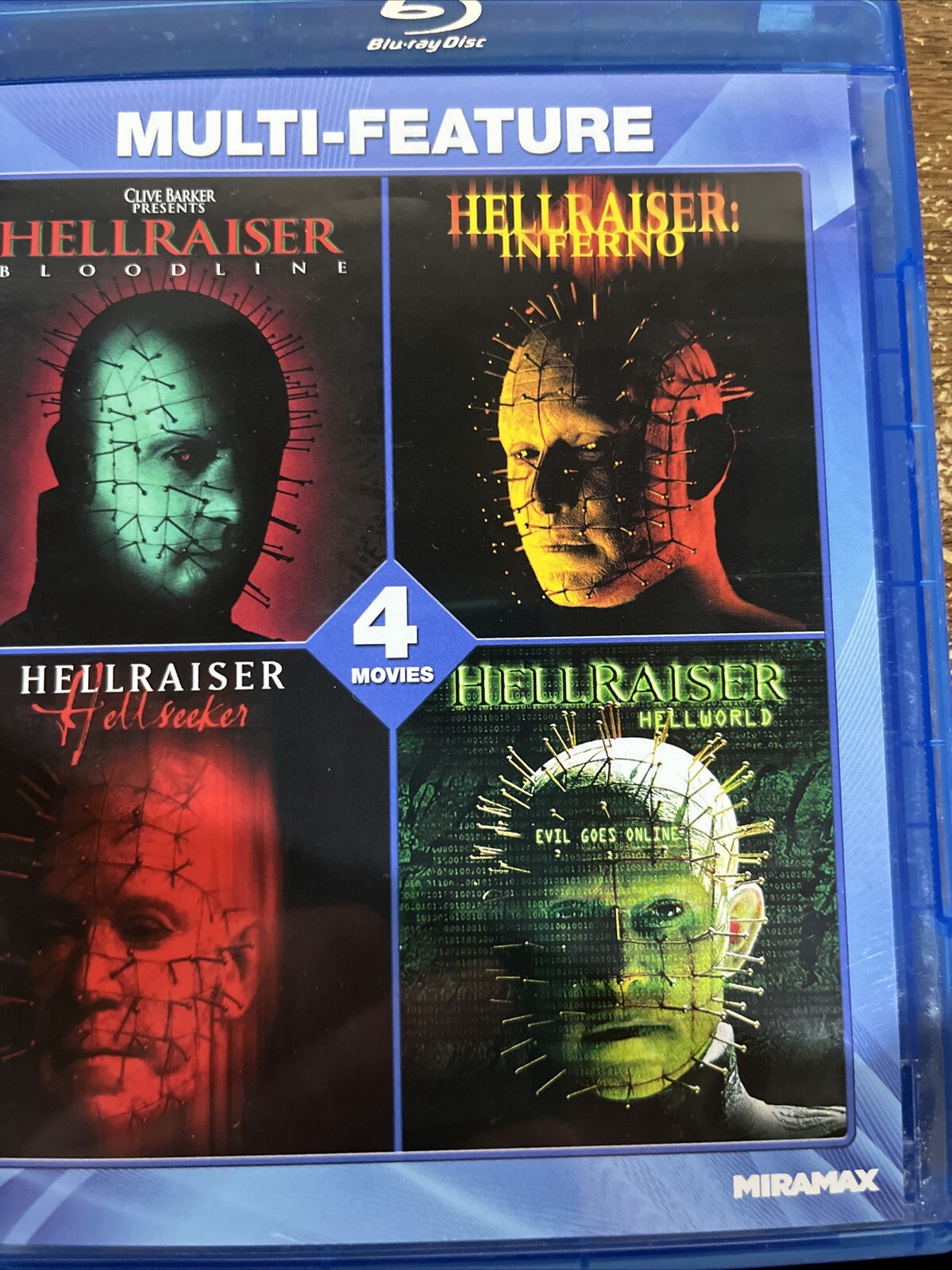 Hellraiser: 4-Movie Collection (Blu-ray) 32429345387 | eBay