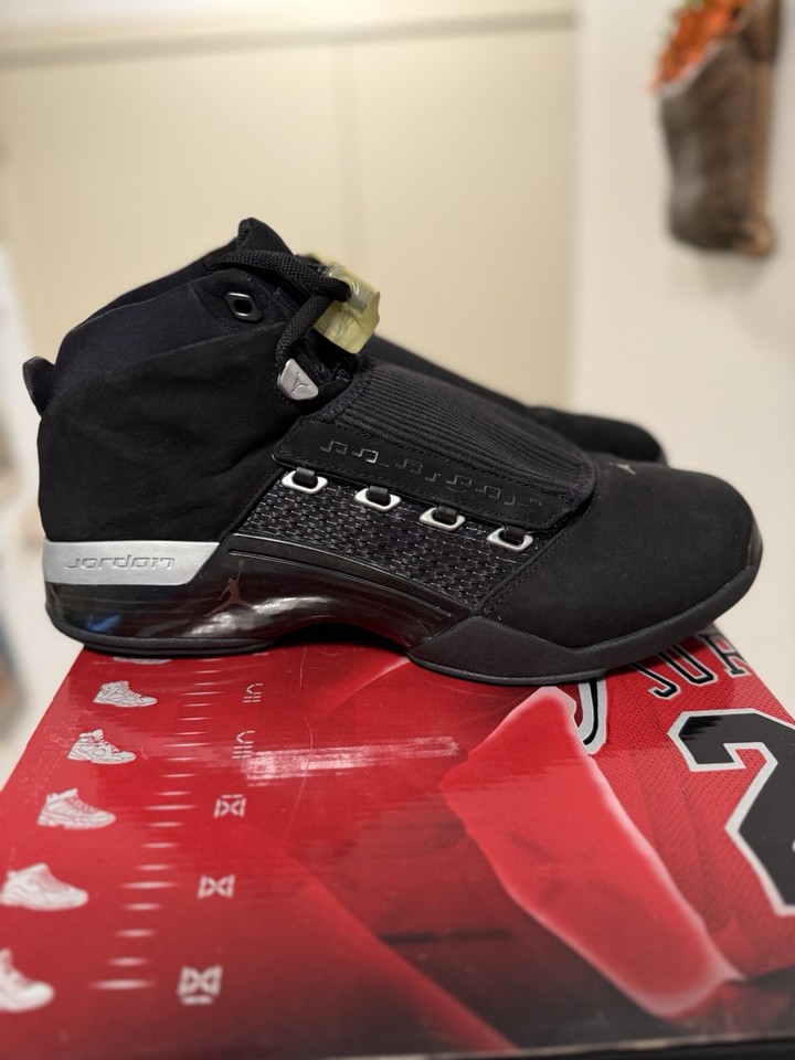 JORDAN 17 RETRO Countdown Pack CDP Black Size 10.5 2008 322721-001 NEW ...