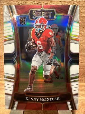2023 panini select draft Kenny McIntosh RC #24 WHITE PRIZM 29/35 | eBay