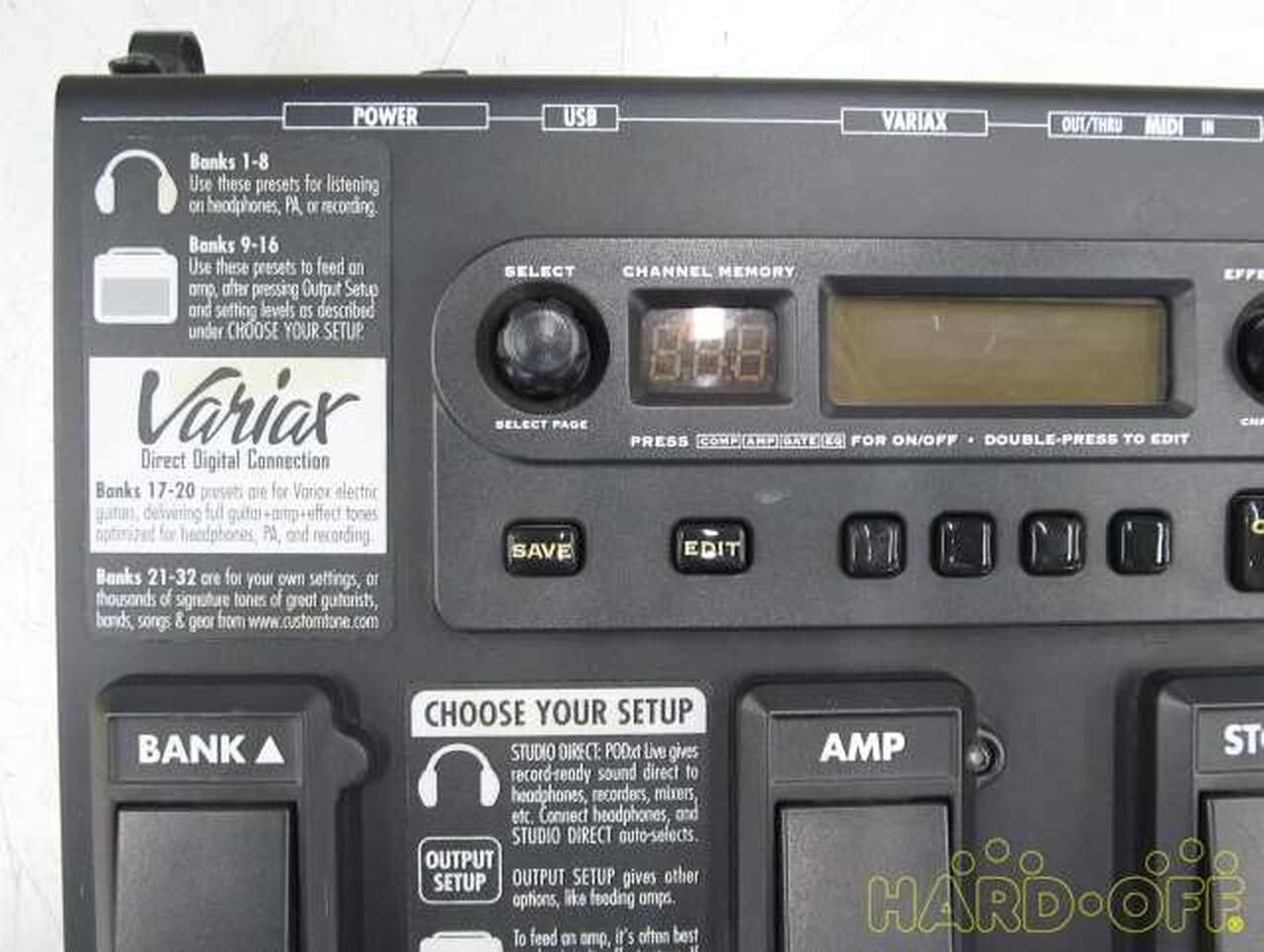 Line 6 Pod XT Live Guitar Multi Effects Pedal Board Used Japan | eBay