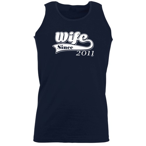 Wife Since 2011 Funny Gift Novelty Tank Top Vest Singlet Gifts | eBay