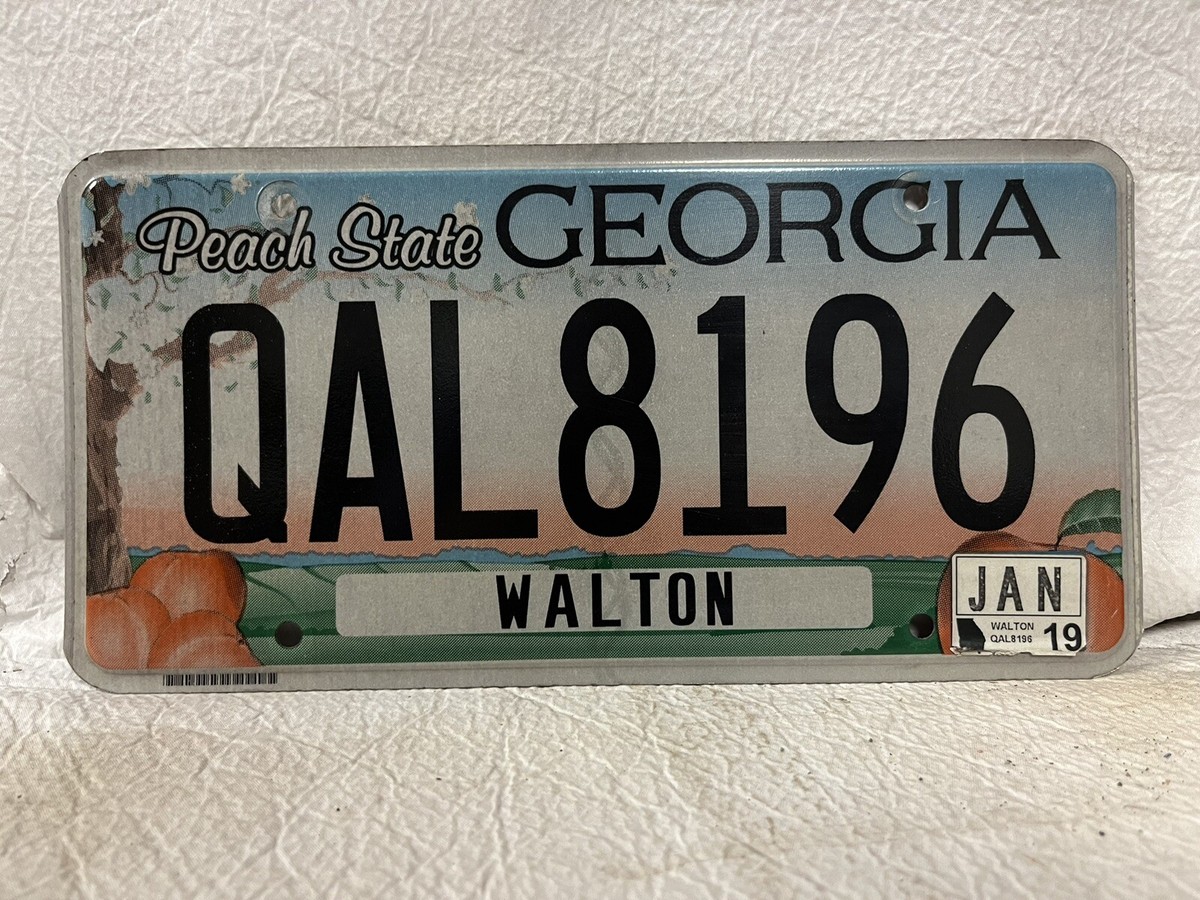 Georgia License Plates License Plates FAMU Georgia License Plate
