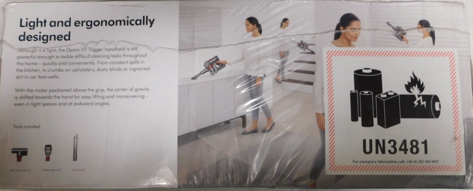 Dyson V7 Trigger Gray/Red Cordless Handheld Vacuum Cleaner for sale ...