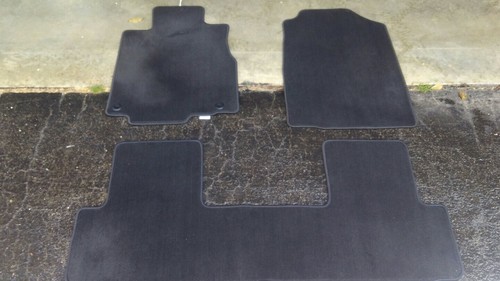 2012 - 2016 Honda CRV OEM Genuine Floor Mats Black (PP PET SBR PE) CR-V ...