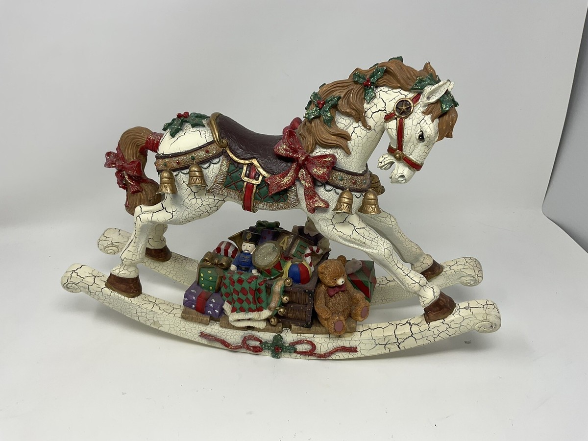 Cracker Barrel Horse Lamp Loving Horses Table Sculpture