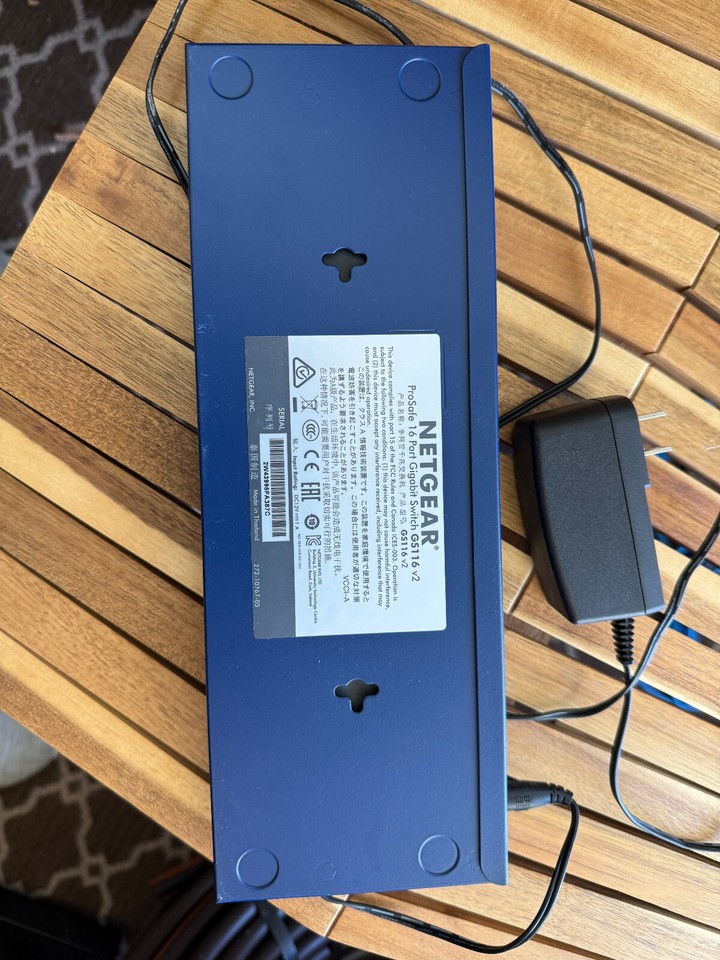 NETGEAR ProSafe GS116 v2 16 Port Gigabit Ethernet Switch | eBay