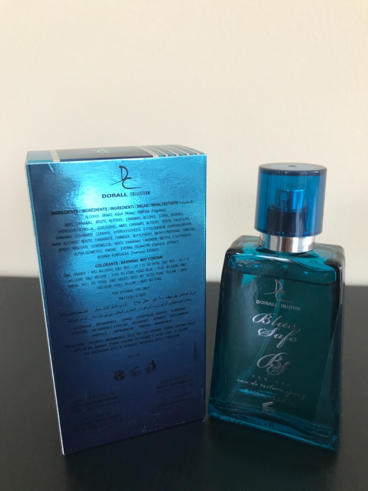 BLUE SAFE Men's Designer 3.3 oz EDT Cologne by DORALL COLLECTION | eBay