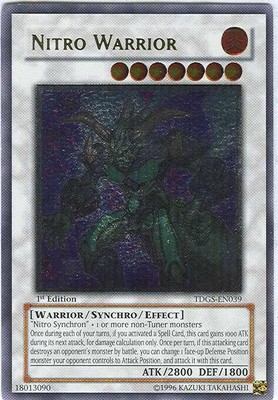 Nitro Warrior - TDGS-EN039 - Ultimate Rare - 1st Edition Moderately Played - Yu- | eBay
