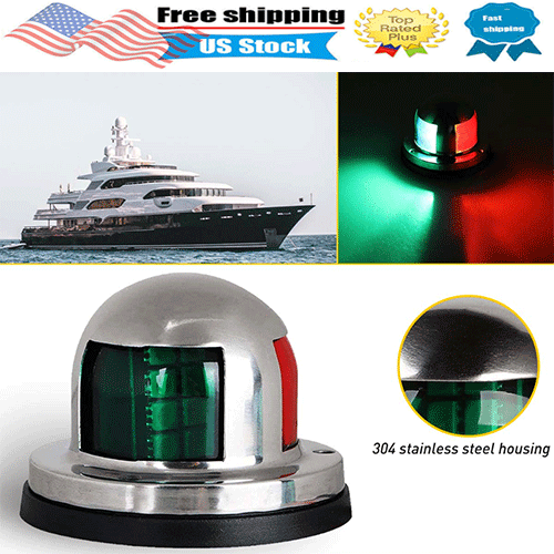 Boat Navigation Lights Red and Green LED Marine Navigation Light Boat Bow Light | eBay