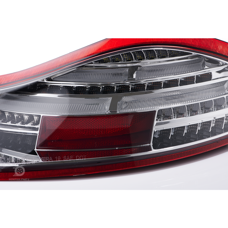 Porsche Boxster 986 LED Tail Lights Clear Red Sequential Turn Signals ...