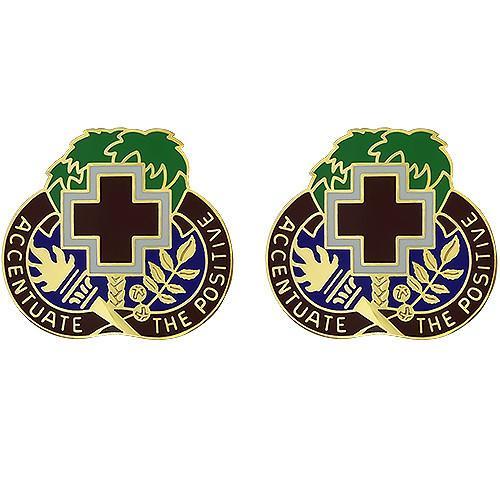 NEW US Army MEDDAC Fort Jackson Unit Crest 2ea DUI Military Insignia | eBay