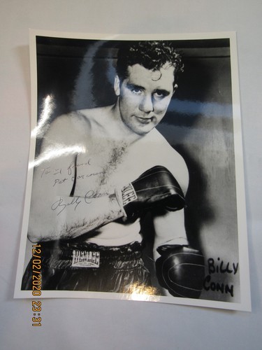 Billy Conn Signed Autographed 8" x 10" Photo Boxing Fight Pose | eBay UK