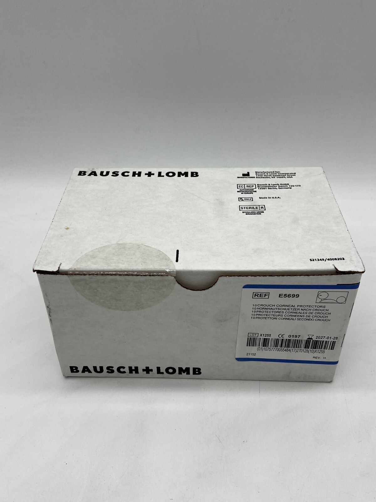 Bausch and Lomb E5699 Crouch Corneal Protector for sale online | eBay