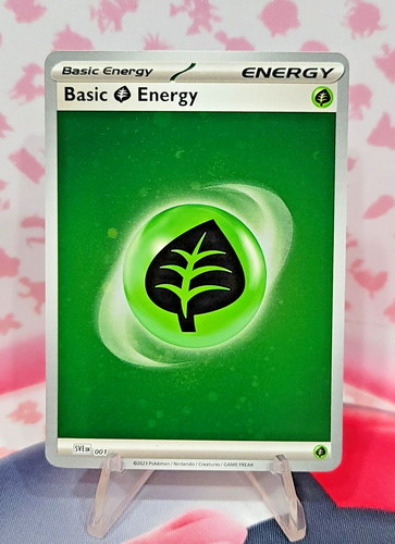 Basic Grass Energy 001 Scarlet & Violet 151 Cosmos Holo NM **2 X SWIRLS ...