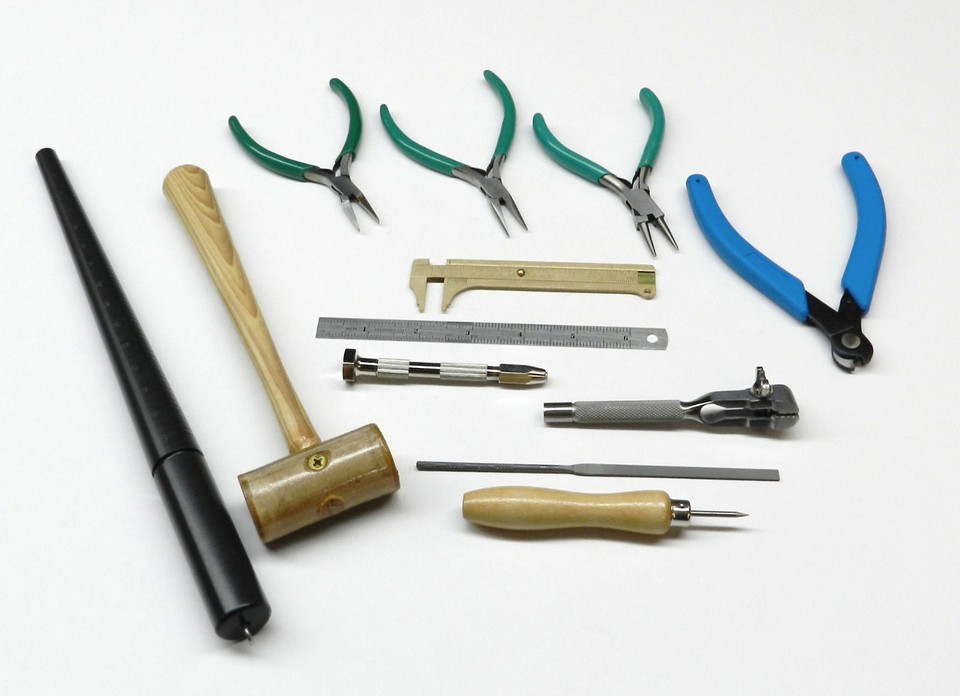 Wire Wrapping Tool Kit Jewelry Making Wire Bead Work Pliers & Hand ...