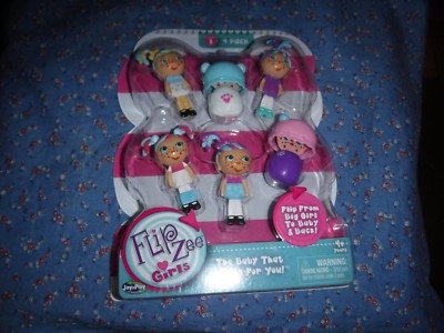 d. NIP FlipZee Girls Mini Doll Series 1 4 Pack Flip from Big Girl to ...