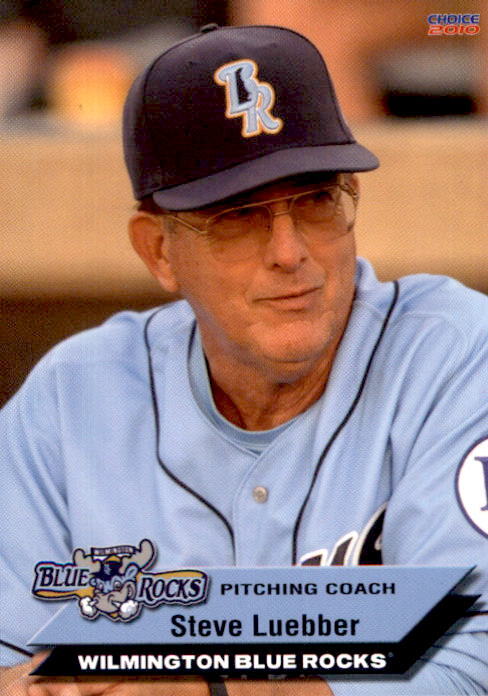 2010 Wilmington Blue Rocks Choice #29 Steve Luebber Joplin Missouri MO ...