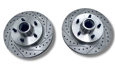 63-87 Chevy C10 Rotors 5x5 Drilled and Slotted (PAIR) 1.25" | eBay