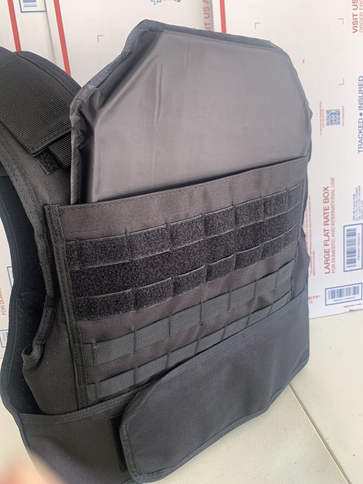10x12 Bulletproof 3A ballistic lllA Made In USA Body Armor Insert ...