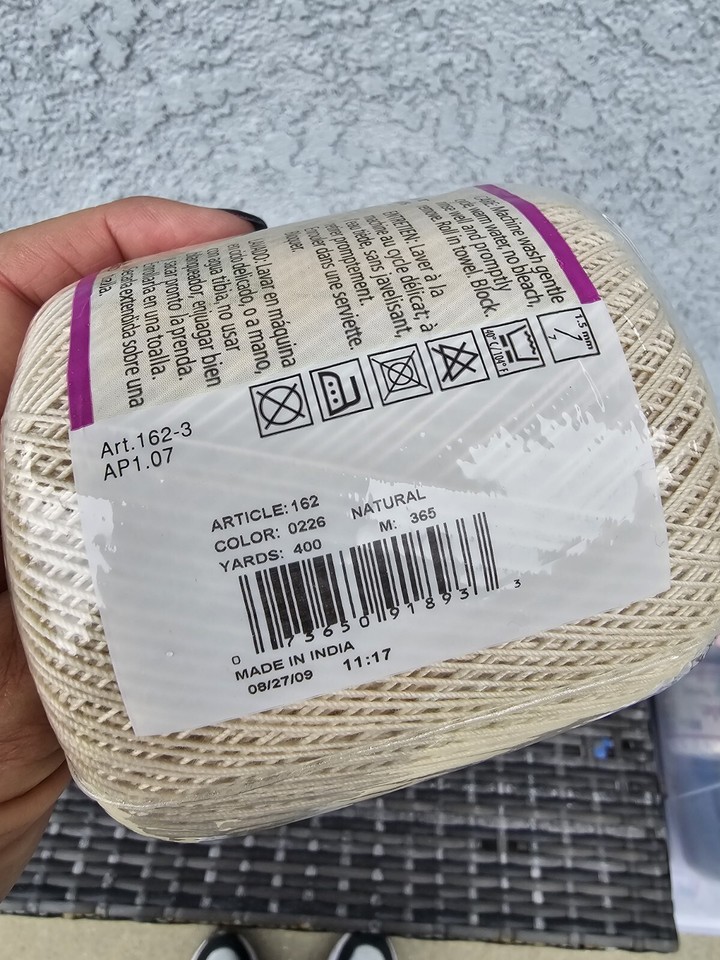 ROYALE Classic Crochet Thread Natural Size 10 4000 Yards Color 0226 | eBay