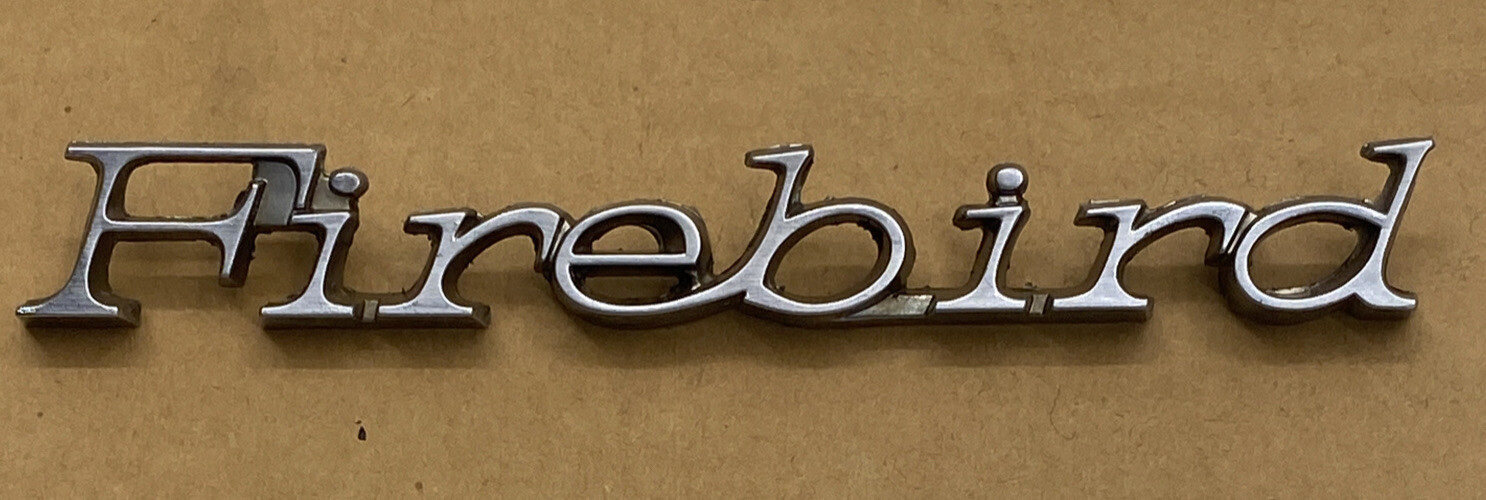 Vintage PONTIAC FIREBIRD EMBLEM CAR # 9796240 | eBay