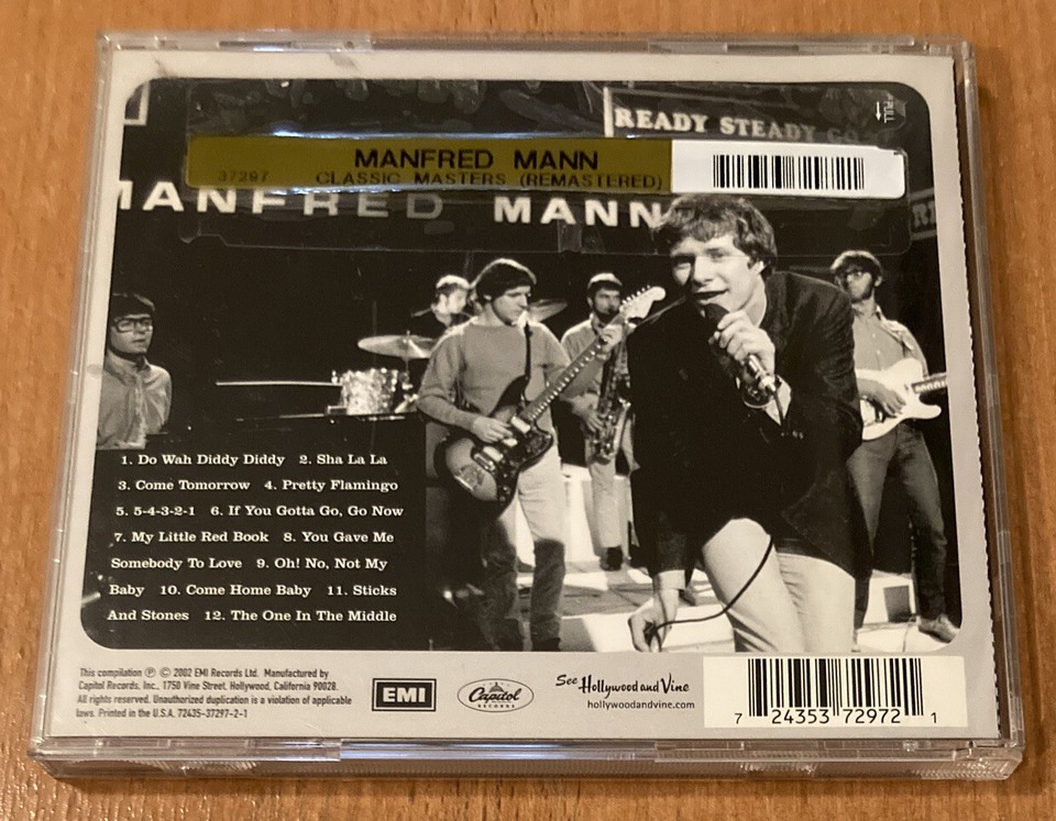 Classic Masters by Manfred Mann (CD, 2002, Capitol) 724353729721| eBay