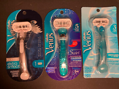VENUS RAZORS NEW 3 PACK Free Shipping | eBay